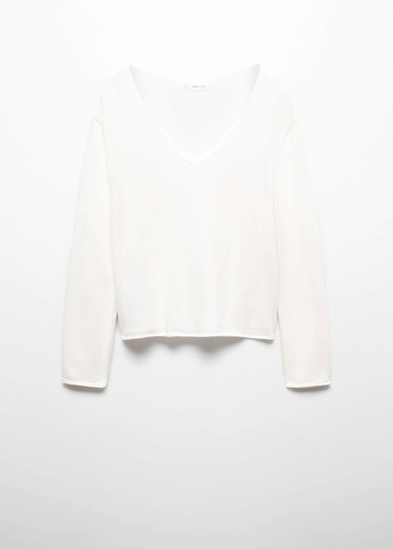 MANGO V-Neck Sweater | Endource