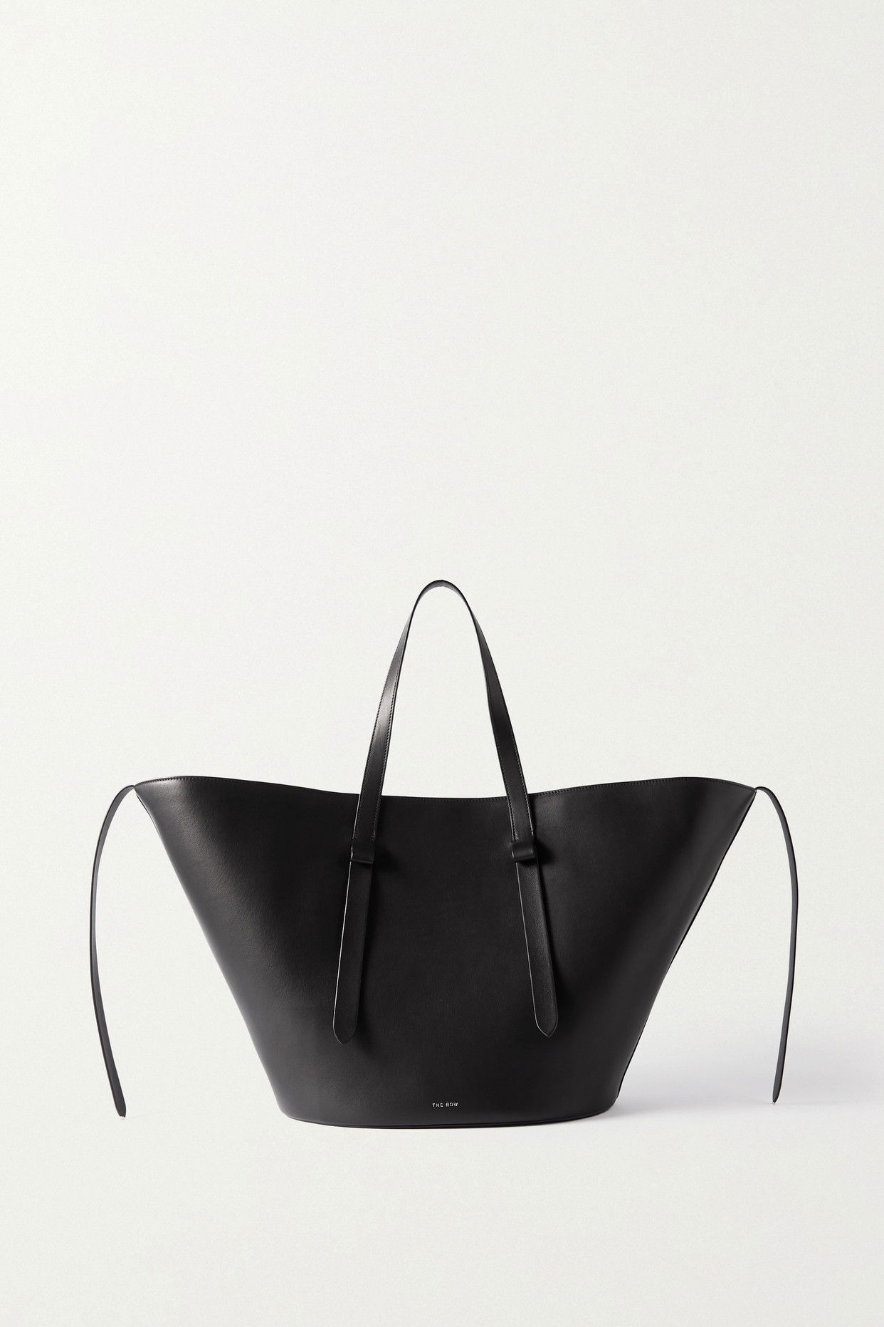 THE ROW EW Jasper Leather Tote in Black | endource