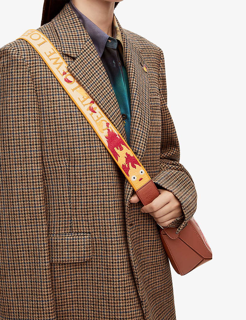 LOEWE Loewe x Howl's Moving Castle - Calcifer Bag Strap in RUST | endource