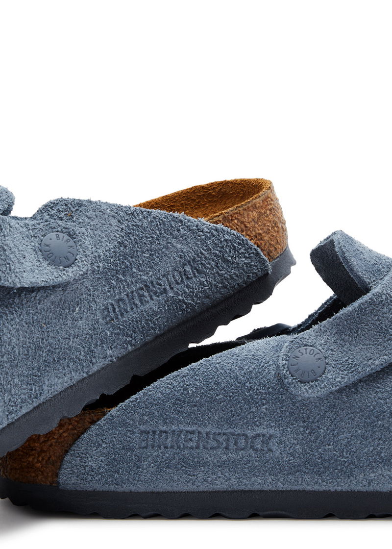 BIRKENSTOCK Boston Suede Sliders | Endource