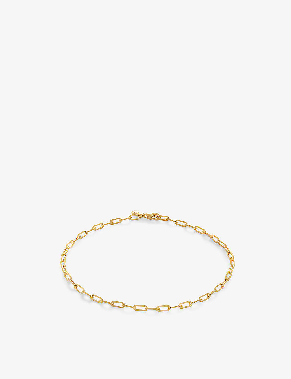 MONICA VINADER Paperclip Mini Recycled 18ct Yellow Gold-Plated Vermeil ...