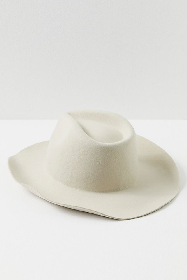 FREE PEOPLE Soft Turn Felt Cowboy Hat in Birch | endource