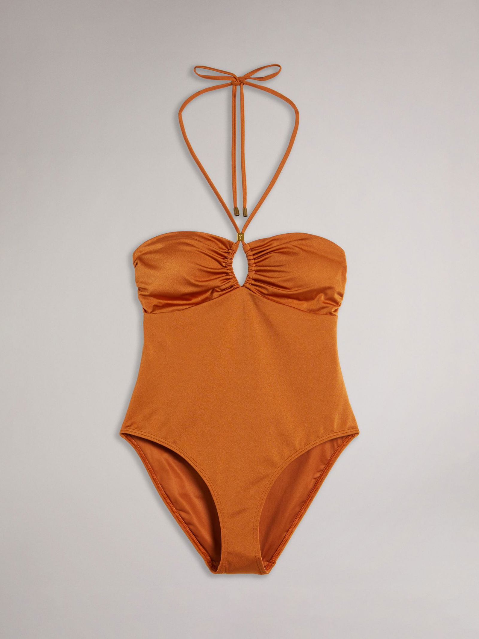 TED BAKER Sheral Cutout Swimsuit in Orange | endource