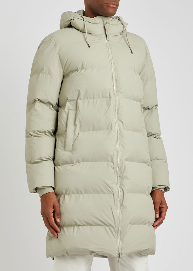 RAINS Quilted Rubberised Shell Coat | endource