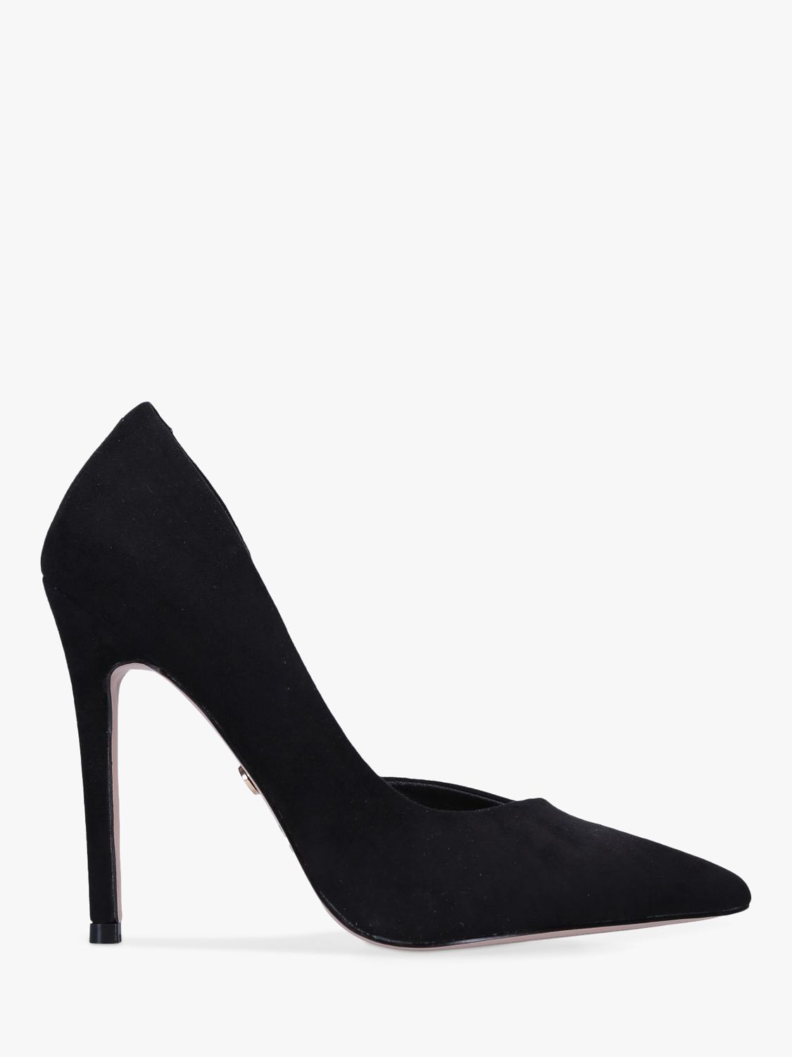 KG KURT GEIGER Alexandra3 Suede Court Shoes in Black | Endource