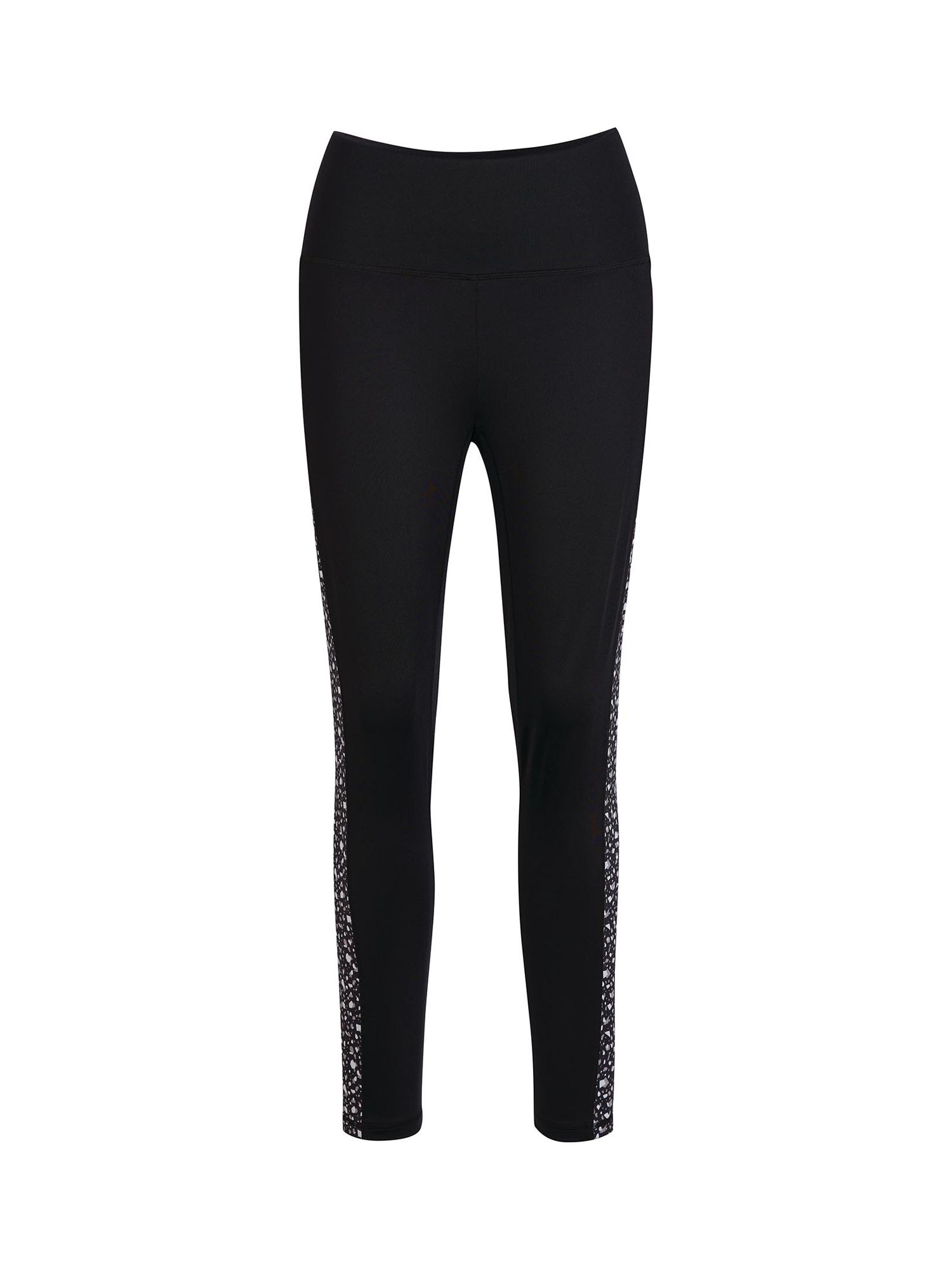 BARBOUR Pavilion Abstract Print Leggings in Black/White | endource