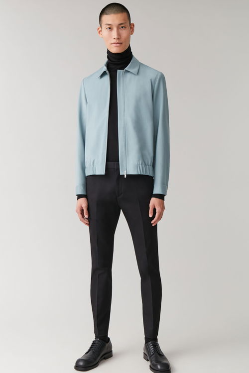 COS Zip-up Wool Jacket | endource