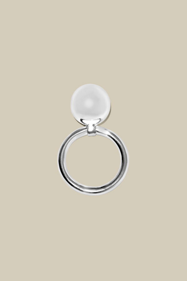 COS Sterling Silver Ball Ring in silver | Endource