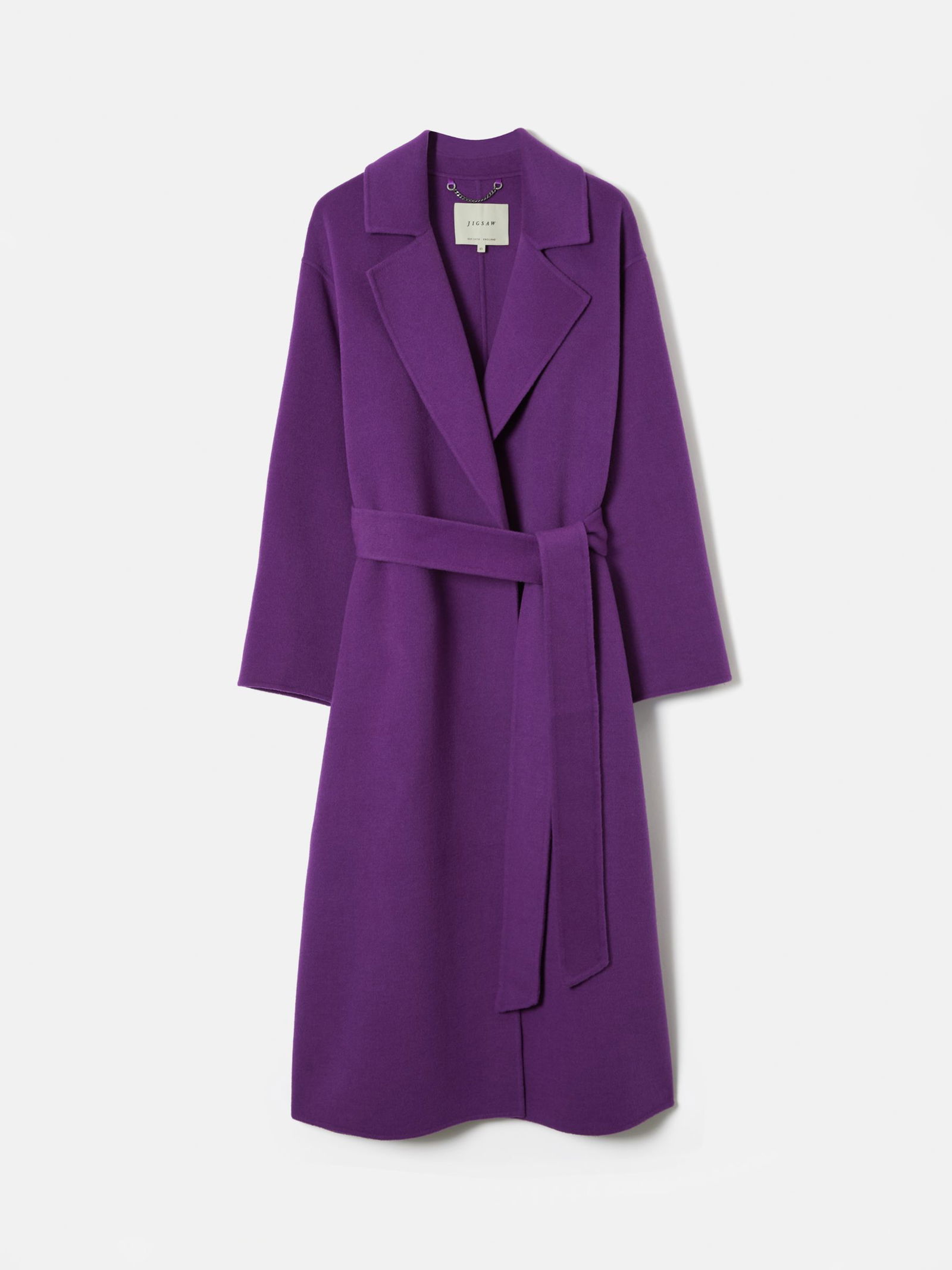 JIGSAW Double Faced Wool Blend Wrap Coat | endource
