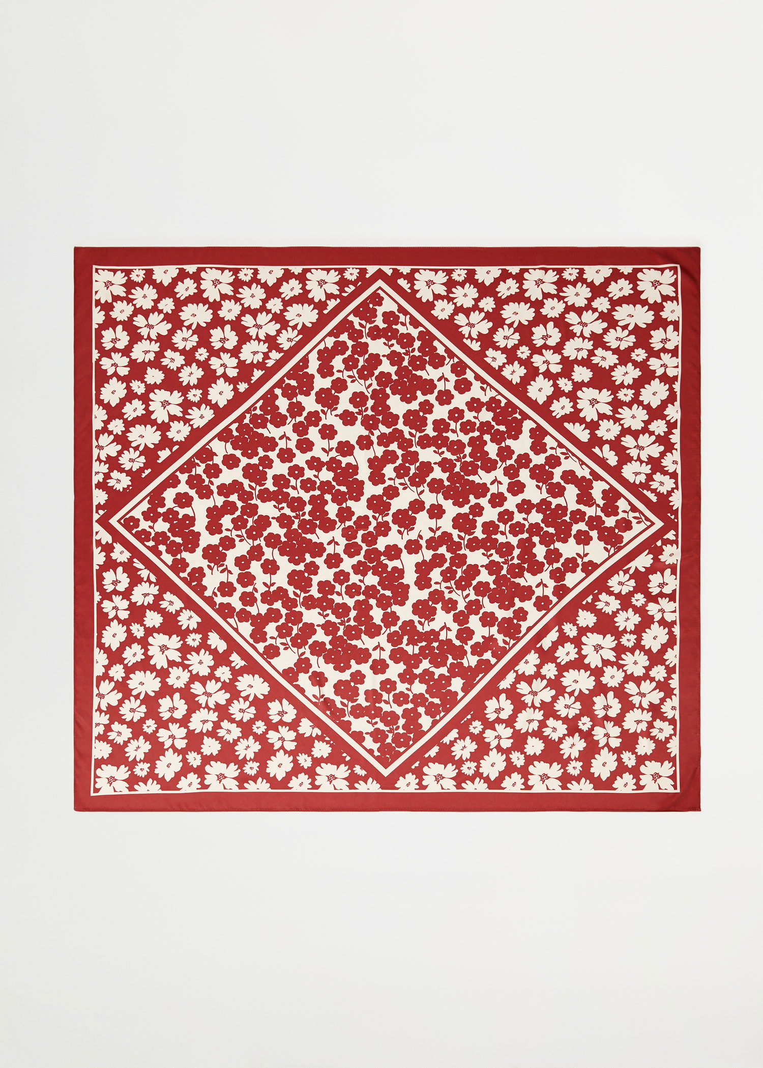 MANGO Floral Printed Scarf | endource