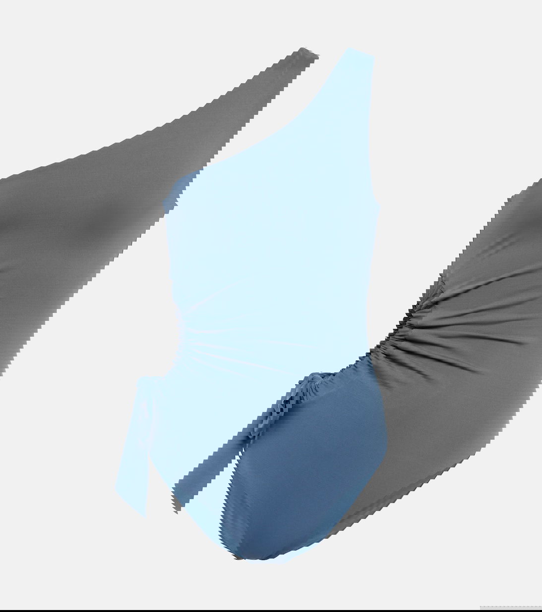 MARYSIA Andria One-Shoulder Cutout Swimsuit in Blue | endource