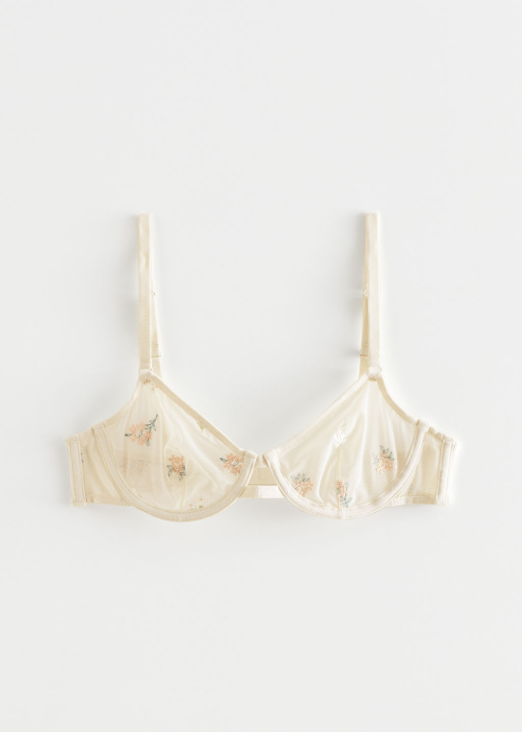 & OTHER STORIES Floral Embroidery Underwire Bra | endource