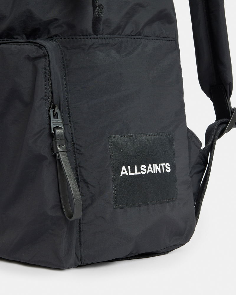ALLSAINTS Ren Drawstring Hiking Backpack in Black | Endource