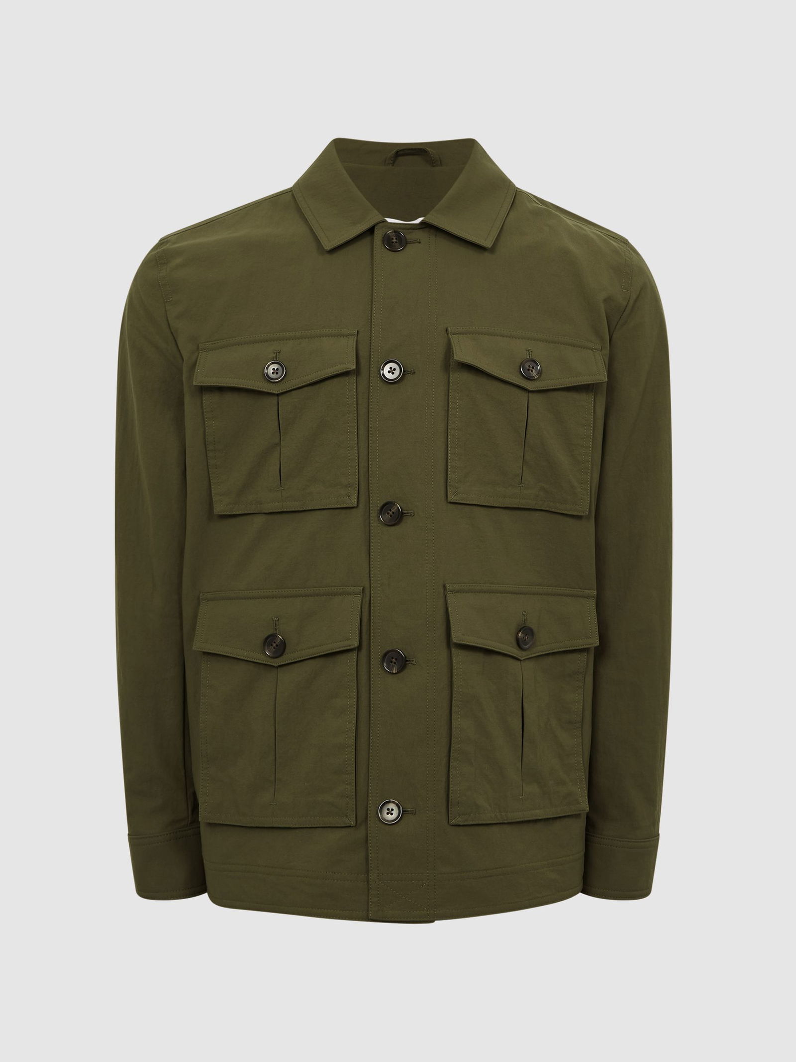 REISS Hawke Field Jacket in Khaki | Endource