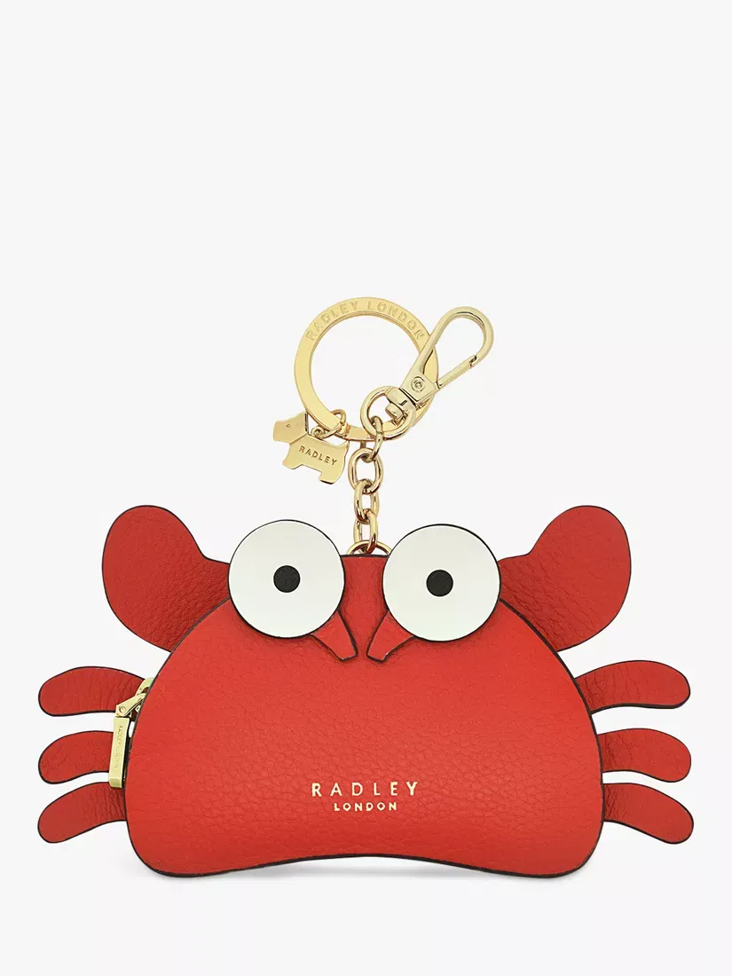 RADLEY Clawde Bag Charm Keyring in Begonia | endource
