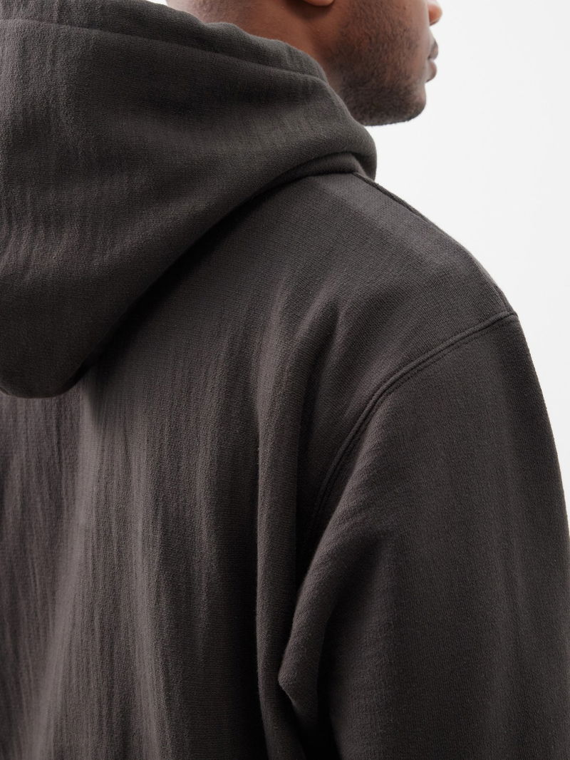 THE ROW Naoki Brushed-Cotton Hoodie | endource