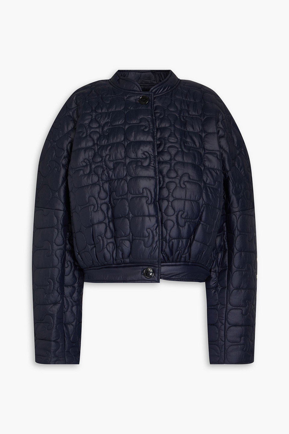 GANNI Quilted Shell Jacket | endource