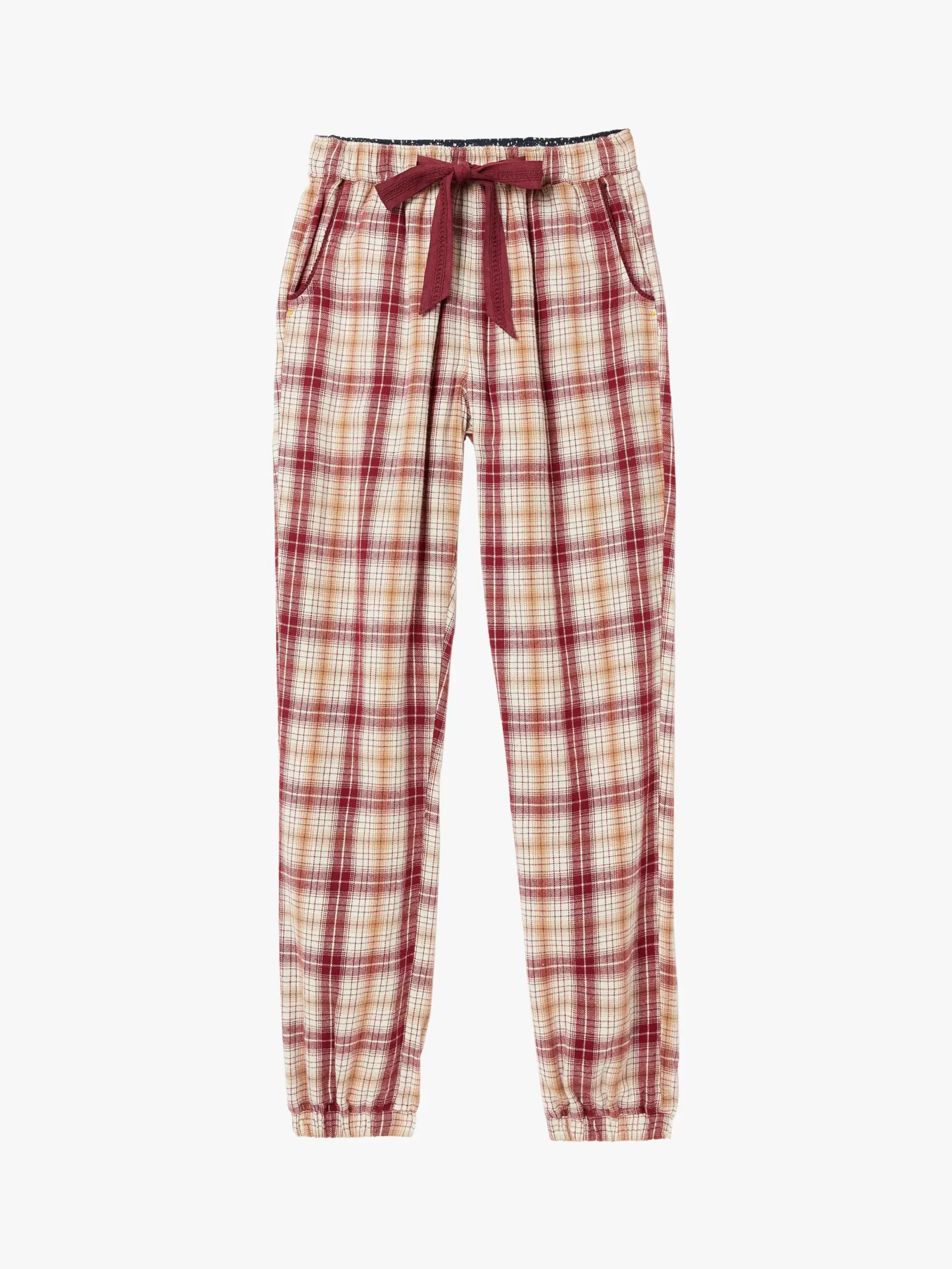 FATFACE Cora Heritage Check Pyjama Bottoms in Red | endource