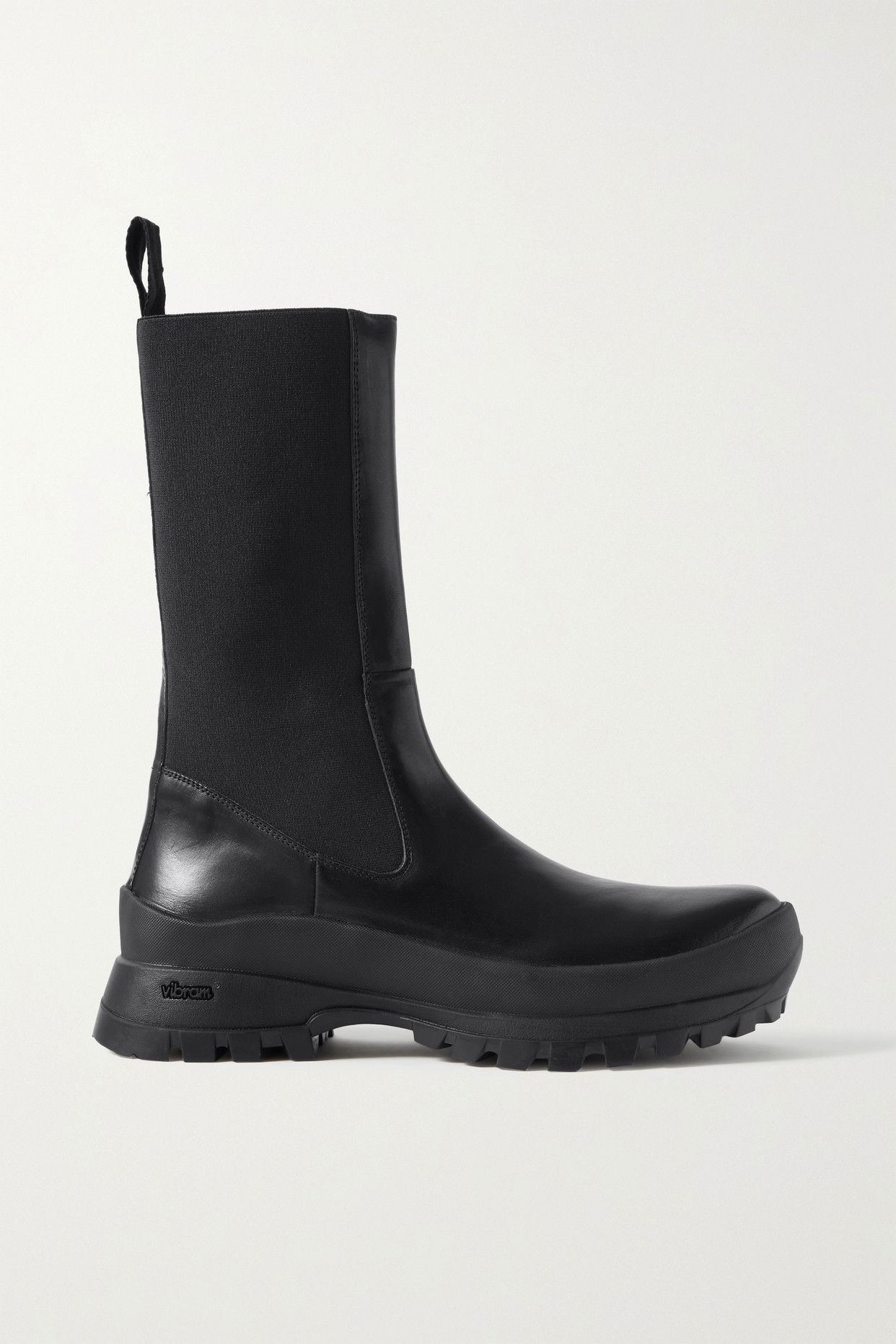 ATP ATELIER Tolentino Leather Chelsea Boots in Black | endource