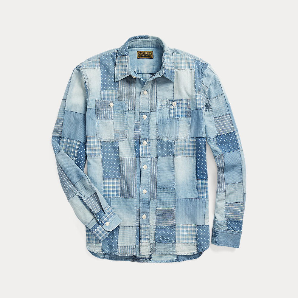 RALPH LAUREN RRL Limited-Edition Patchwork Workshirt in Multi | endource