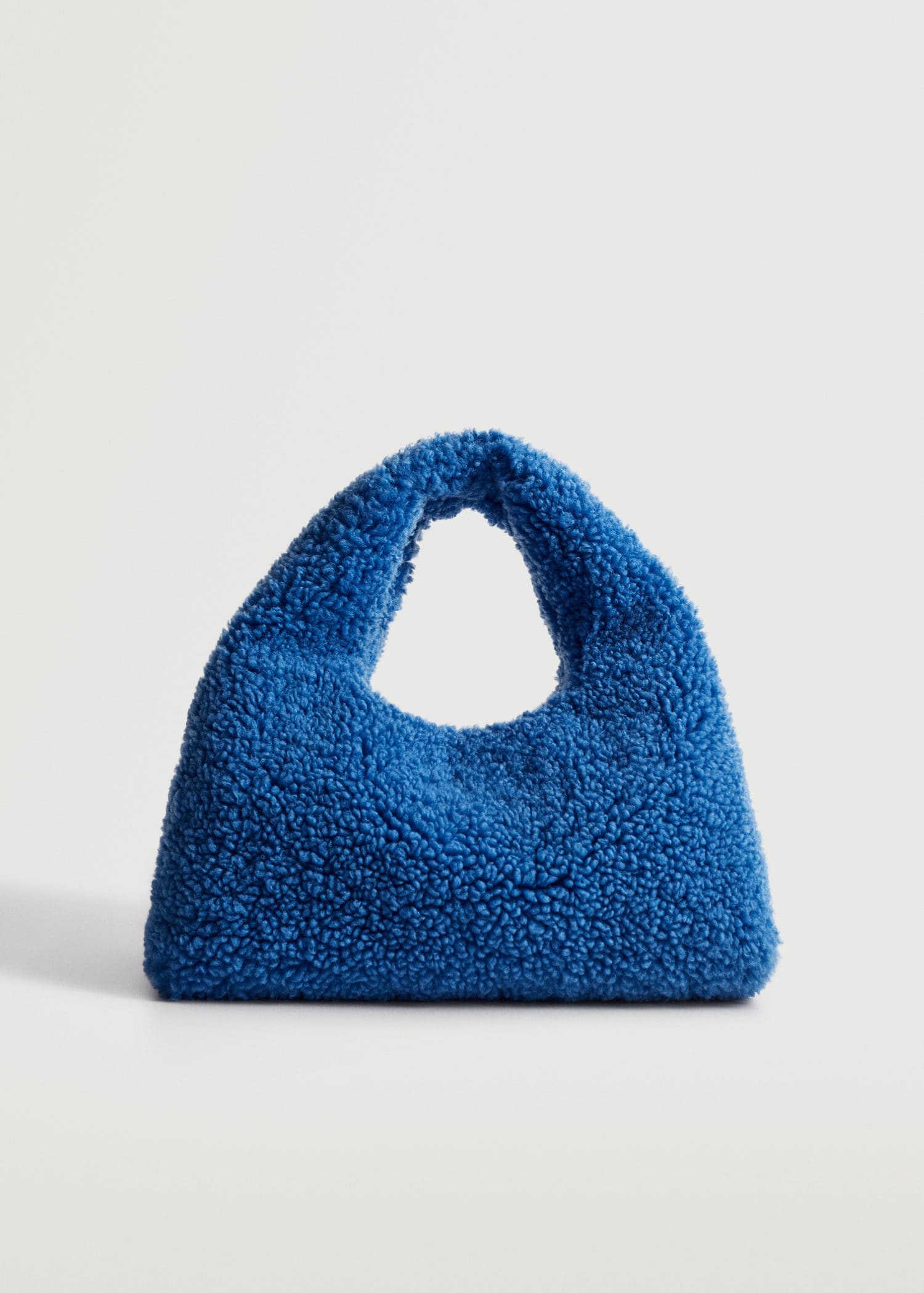 MANGO Textured Faux-Shearling Bag | endource
