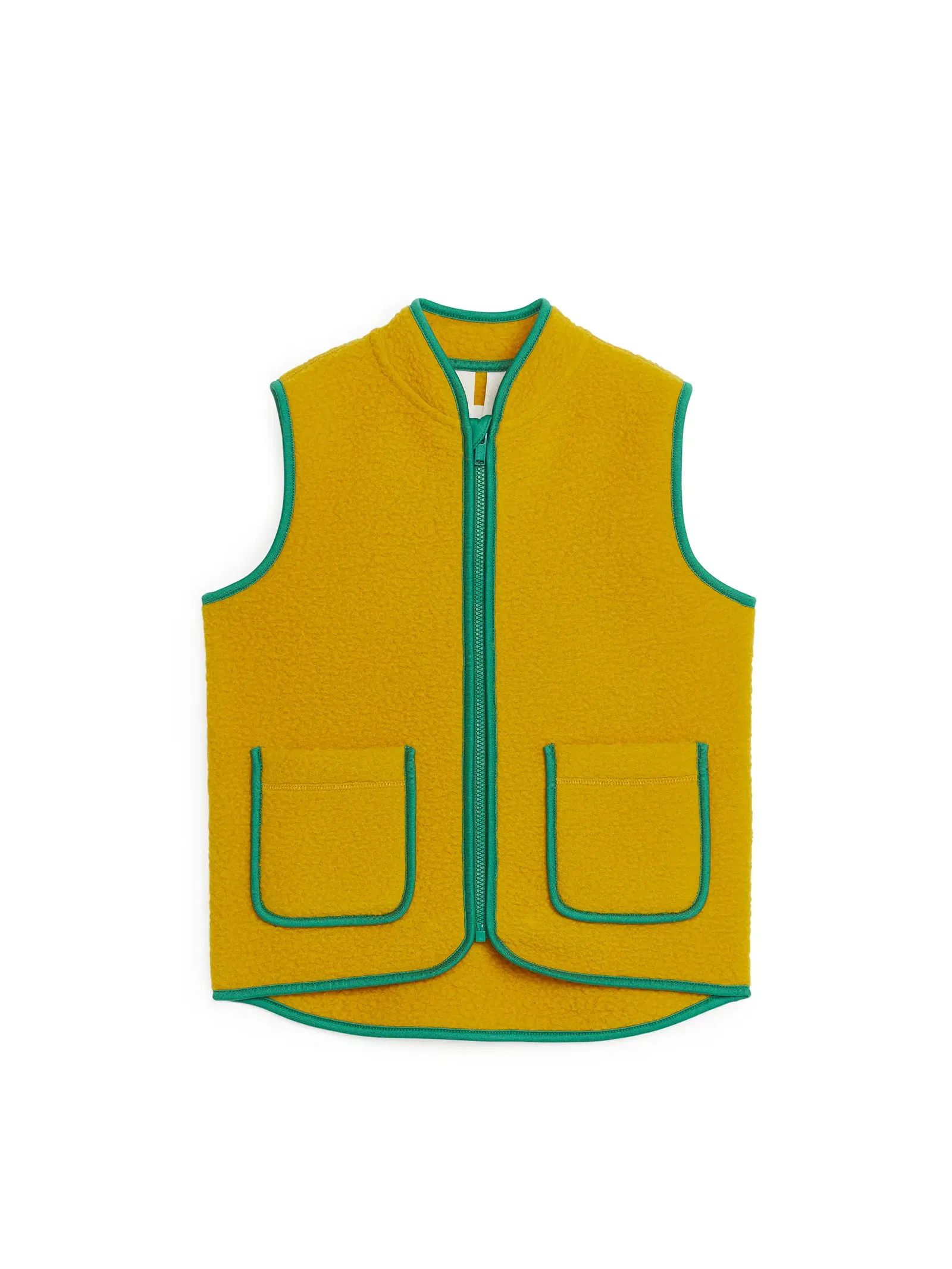 ARKET ARKET and MR PORTER - Fleece Vest in Yellow/Green | endource