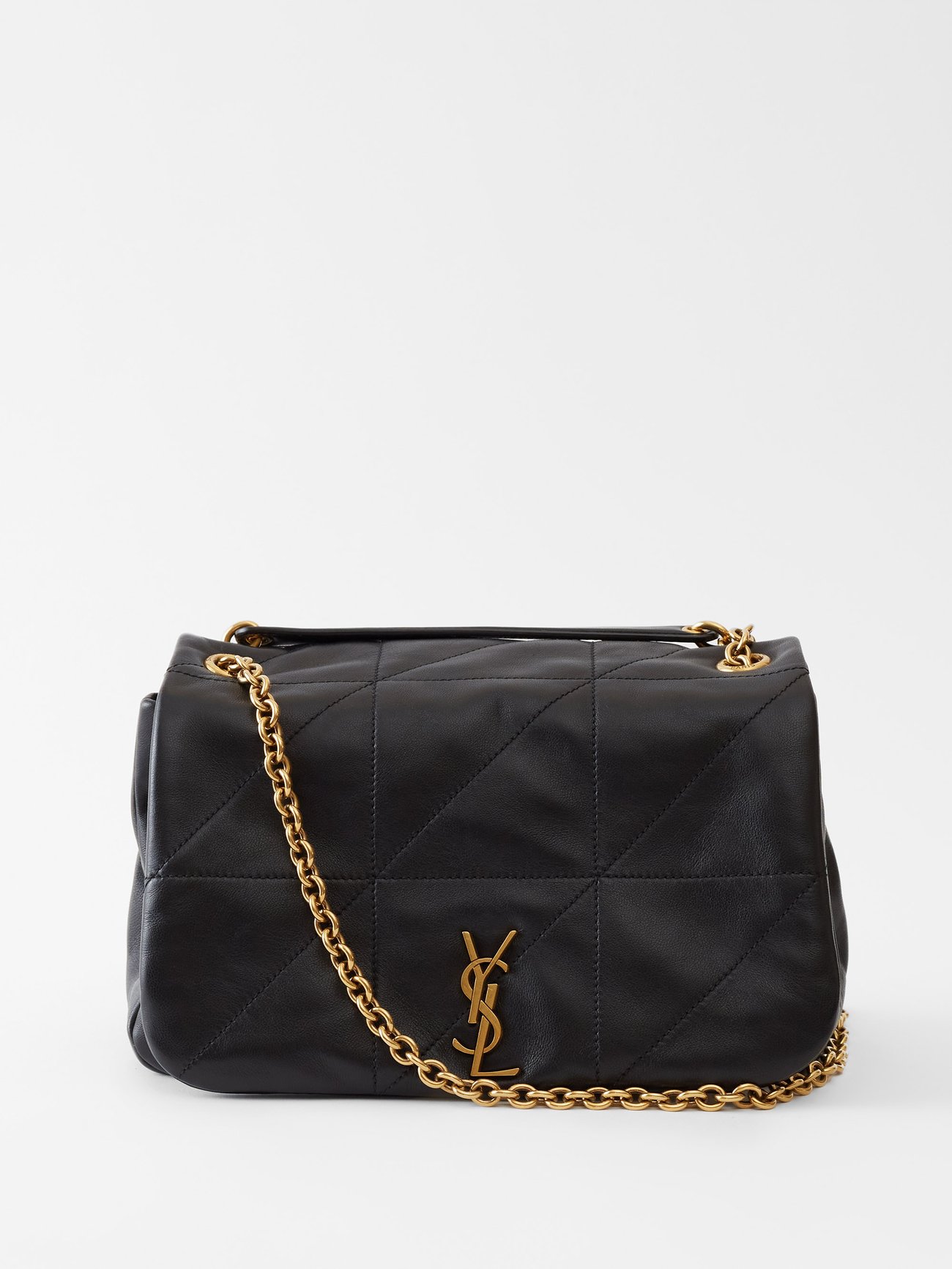 SAINT LAURENT Jamie Small Quilted-Leather Shoulder Bag | Endource