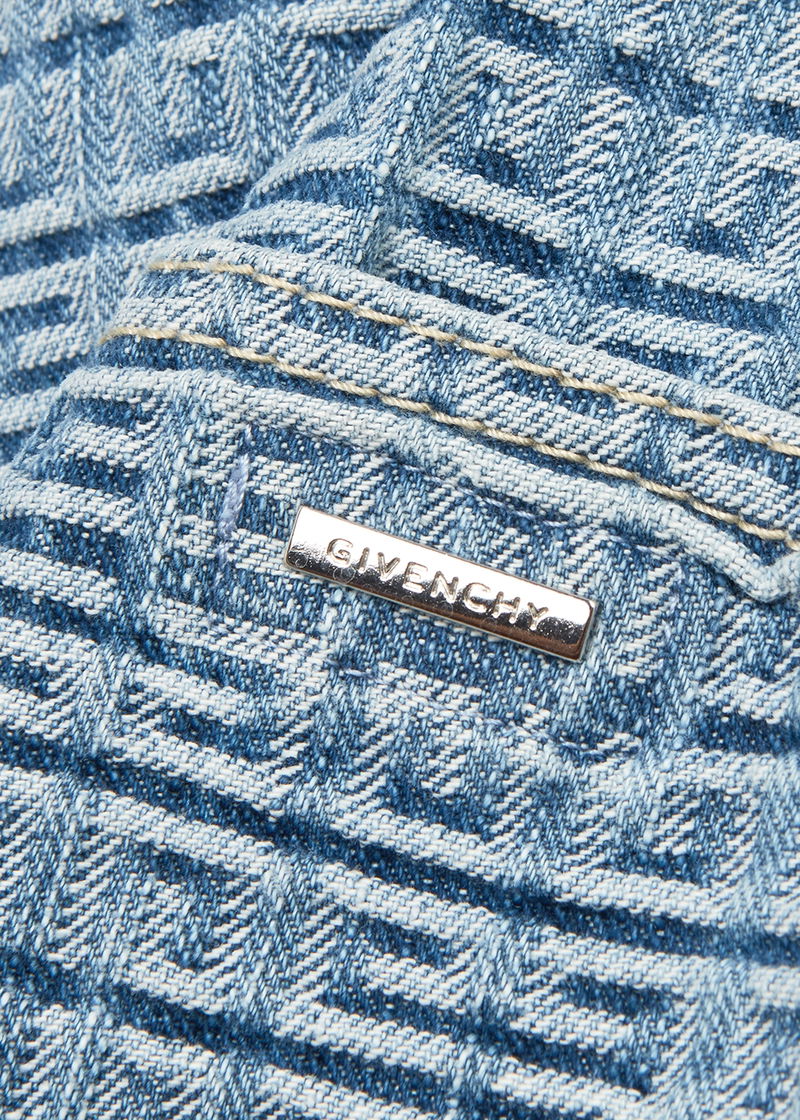 GIVENCHY 4G-Monogram Denim Dress | endource
