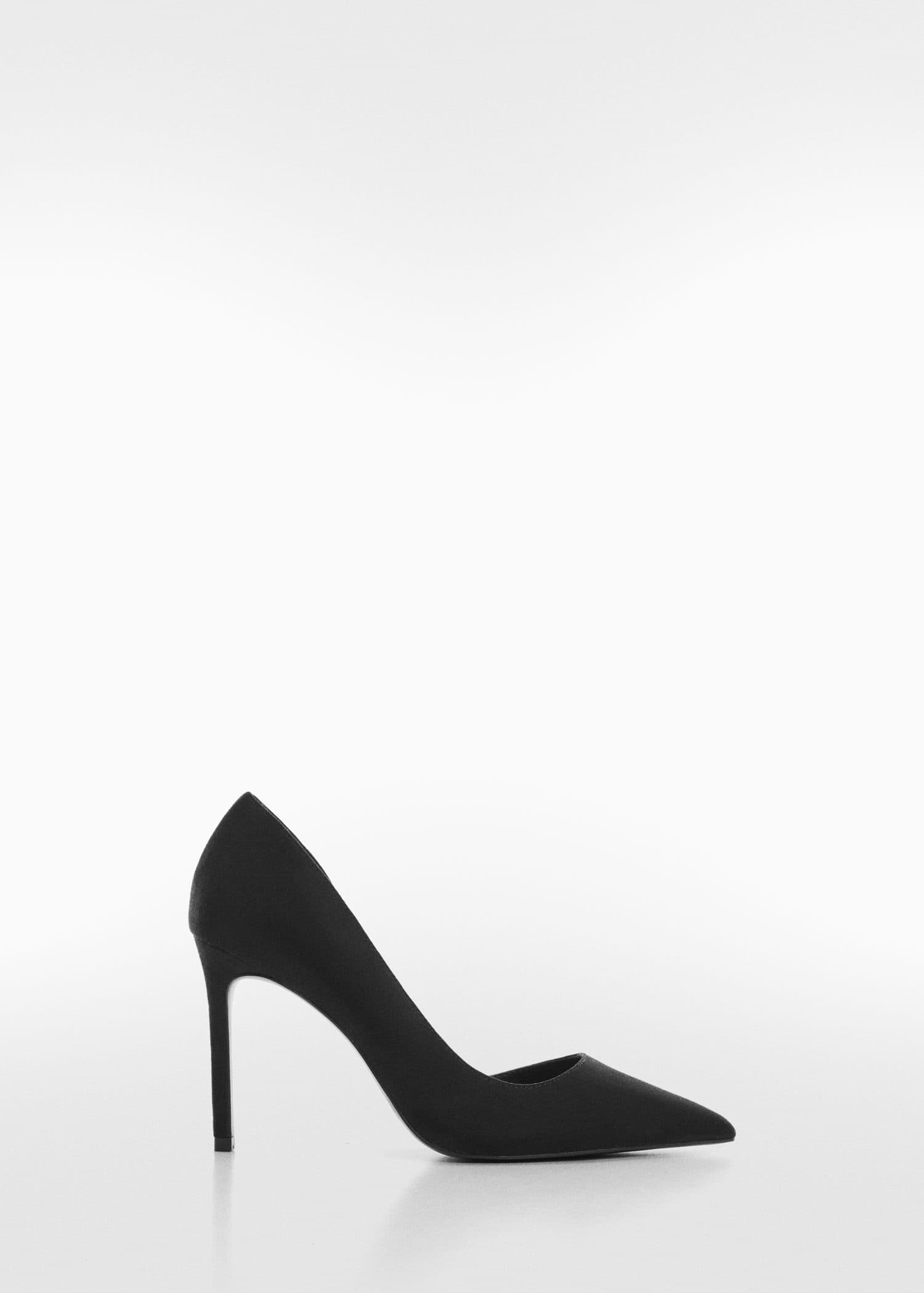 MANGO Asymmetrical Heeled Shoes in Black | endource