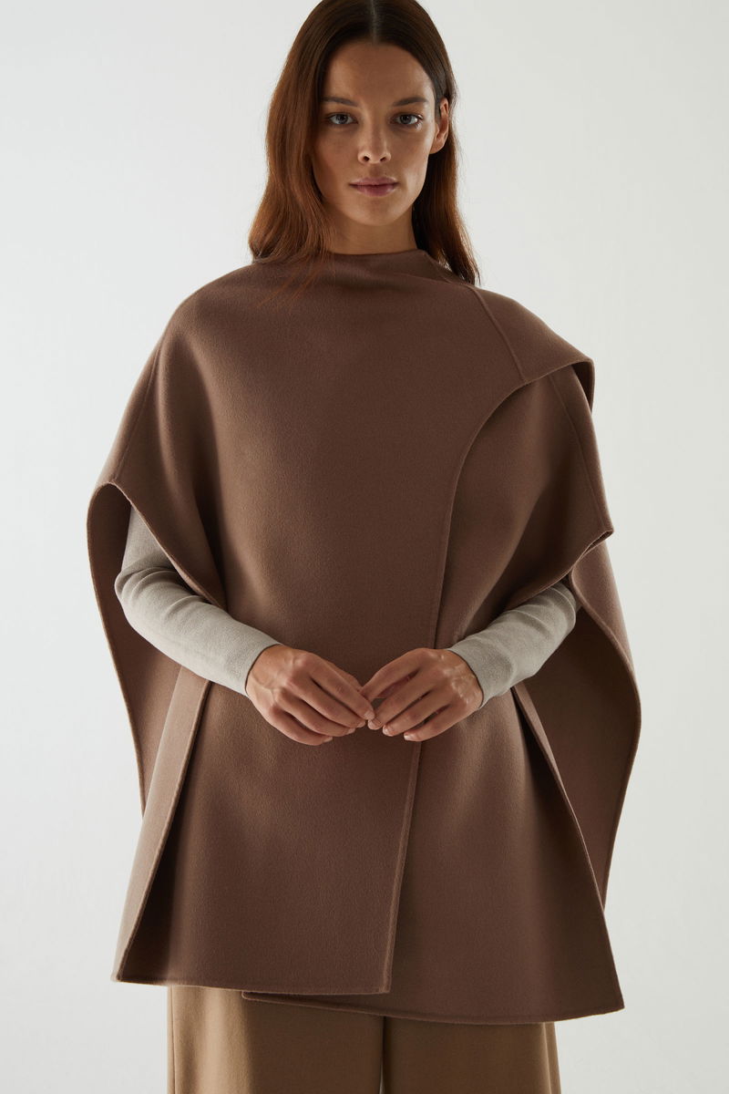 COS Wool Mix Hybrid Cape | endource