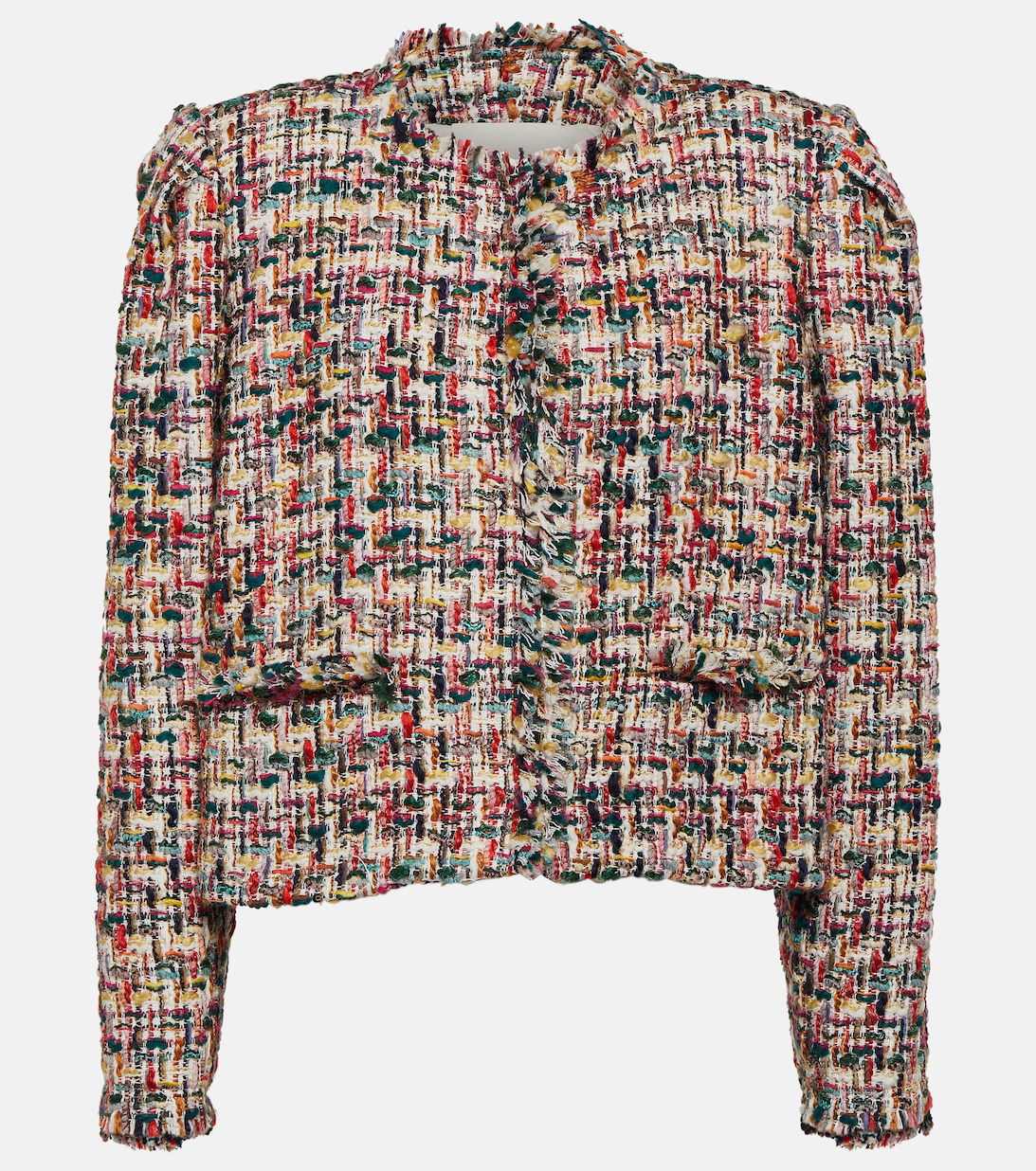 ISABEL MARANT Zingya Wool-Blend Jacket in Multicoloured | endource