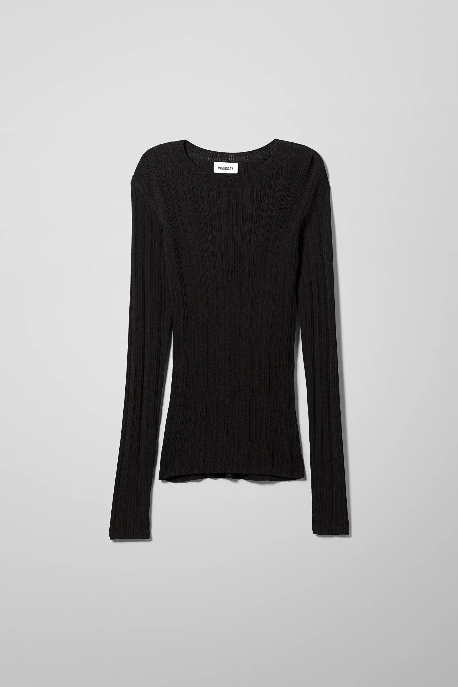 WEEKDAY Priscilla Top in Black | Endource