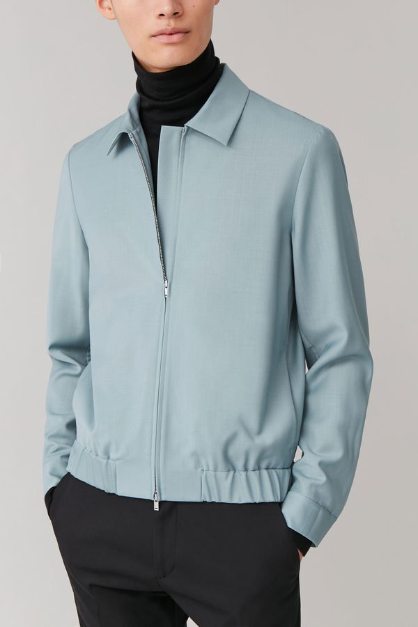 COS Zip-up Wool Jacket | endource