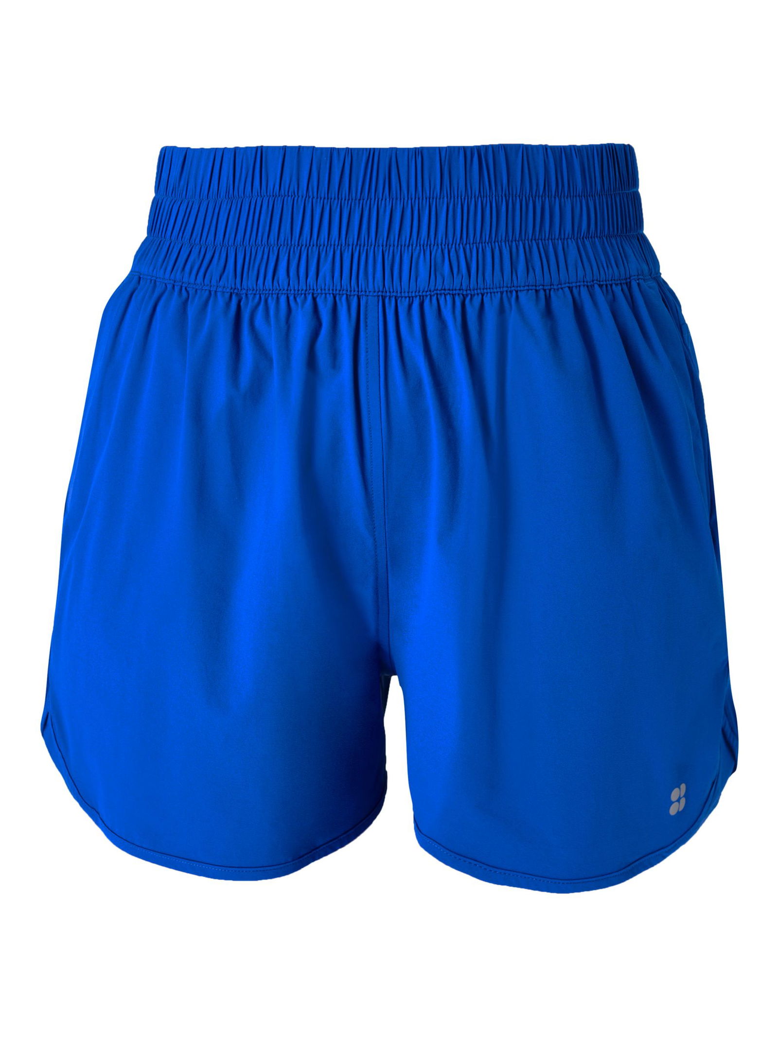 SWEATY BETTY Relay Shell Shorts in Lightning Blue | Endource