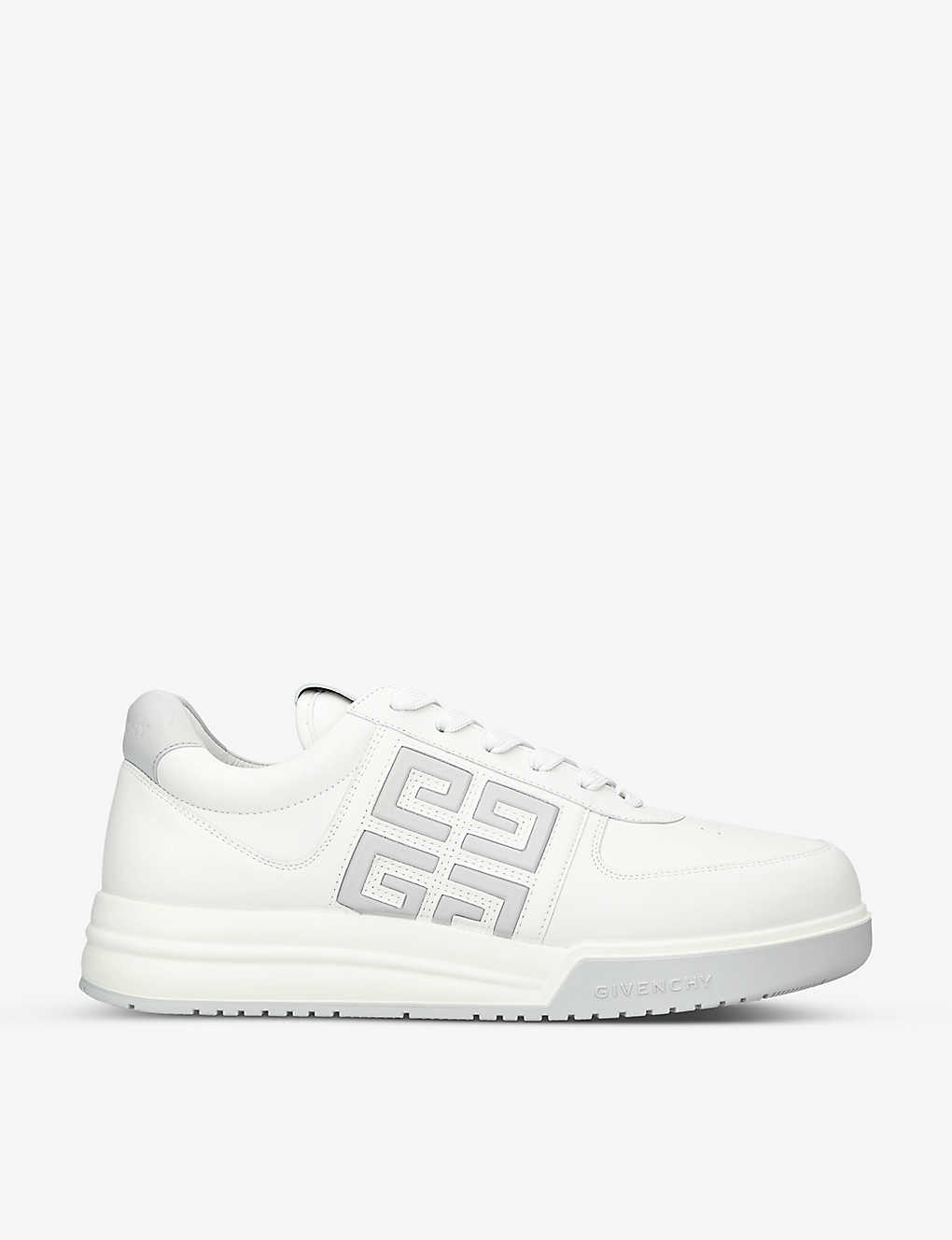 GIVENCHY G4 Brand-Embellished Leather Trainers in WHITE/OTH | Endource
