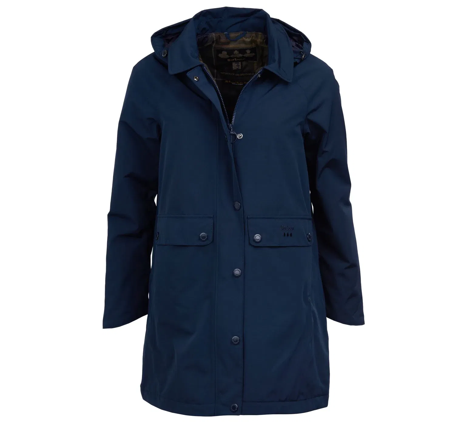 BARBOUR Element Waterproof Breathable Jacket in Ice White/Classic ...