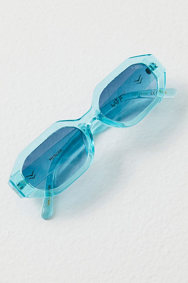 FREE PEOPLE Mercer Polarized Sunglasses in Ice Blue | Endource