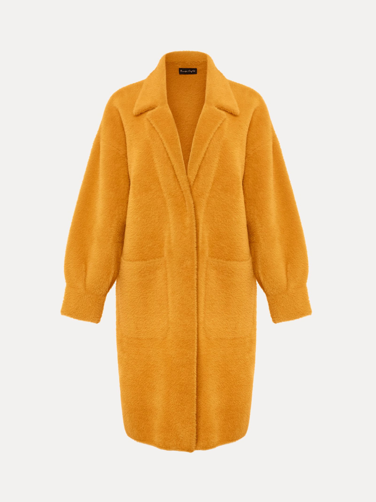 PHASE EIGHT Maddie Fluffy Balloon Coat in Amber | endource