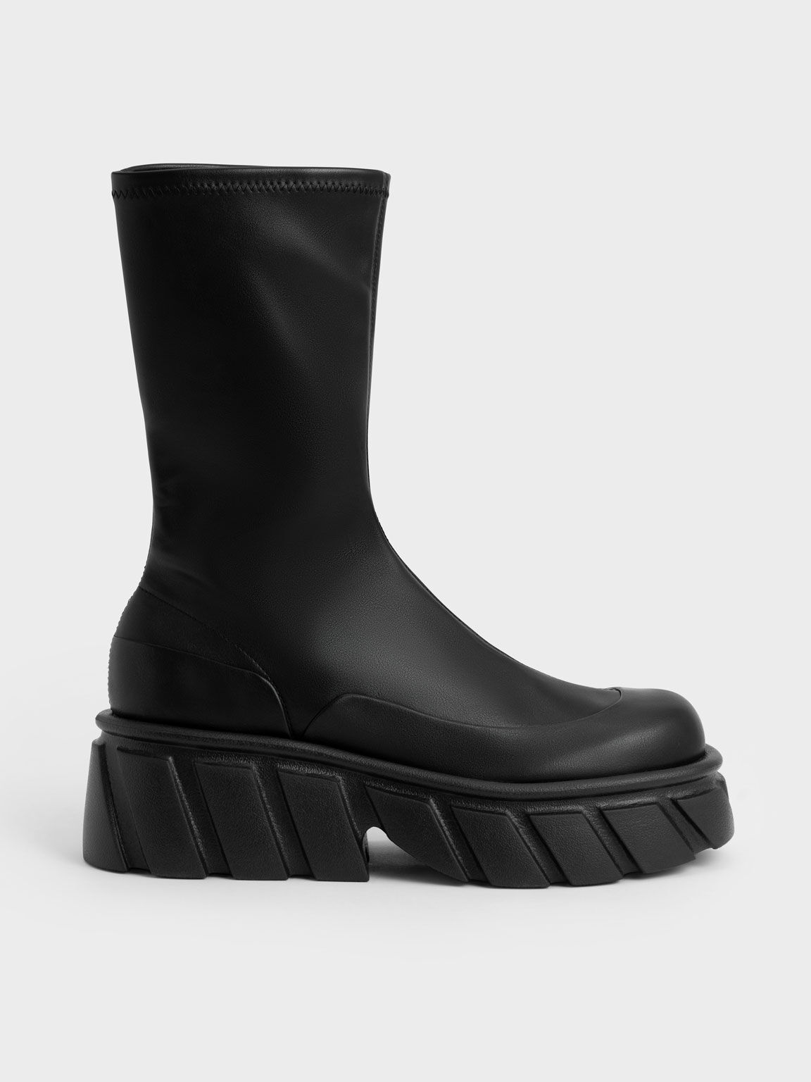 CHARLES & KEITH Aberdeen Platform Boots | endource