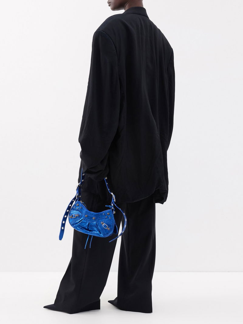 BALENCIAGA Skater Oversized Gabardine Jacket in Black | Endource