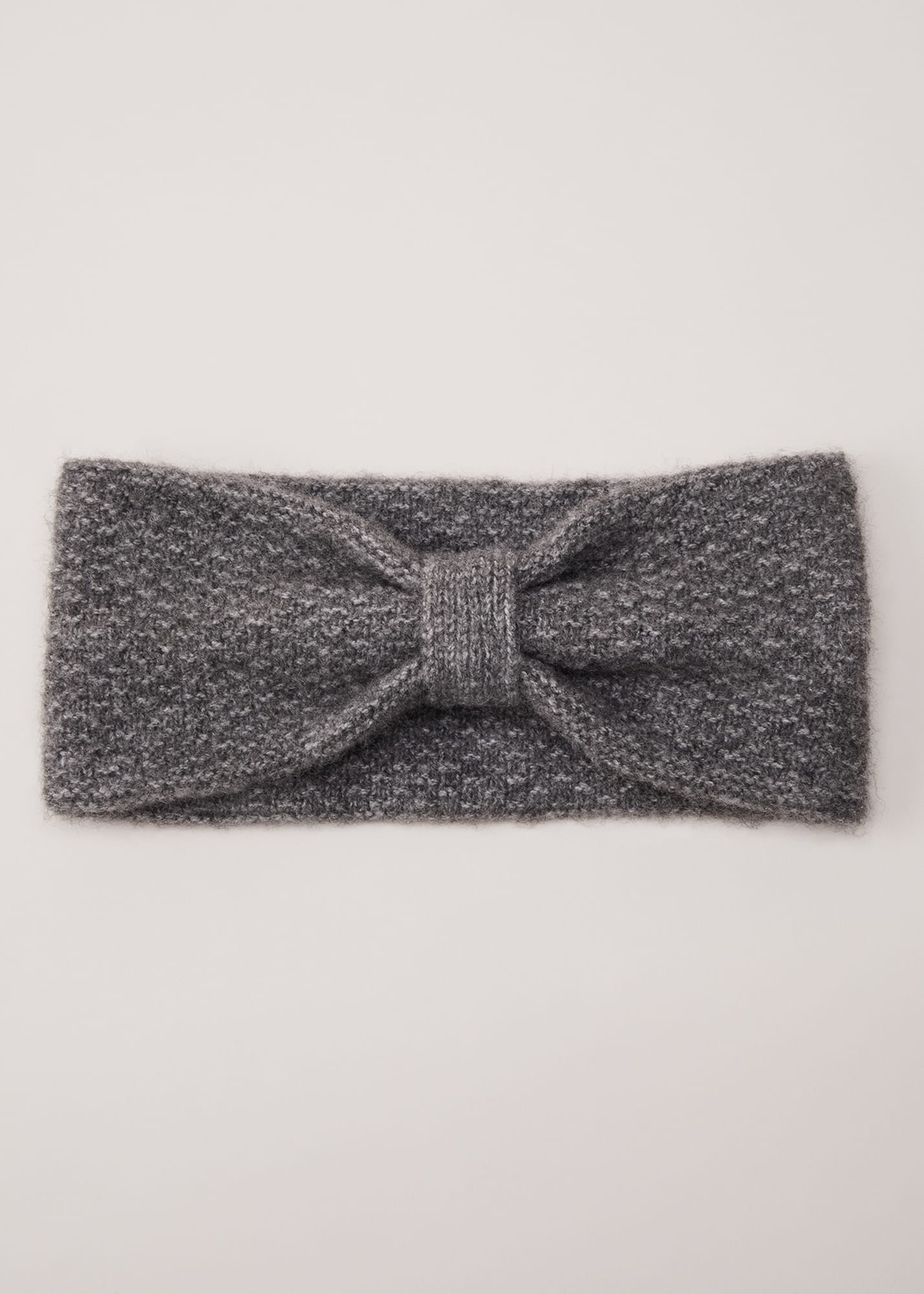 PHASE EIGHT Knitted Headband in Grey | Endource