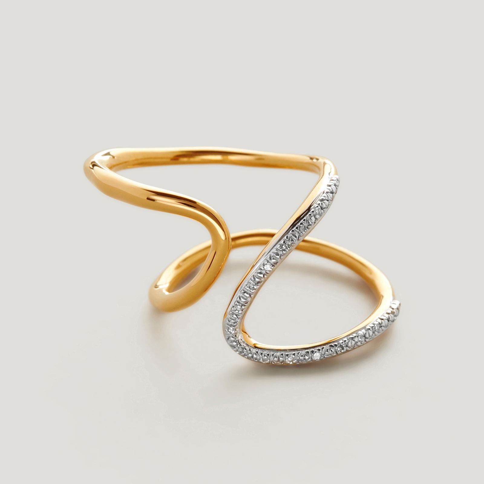 MONICA VINADER Riva Open Wrap Ring | endource