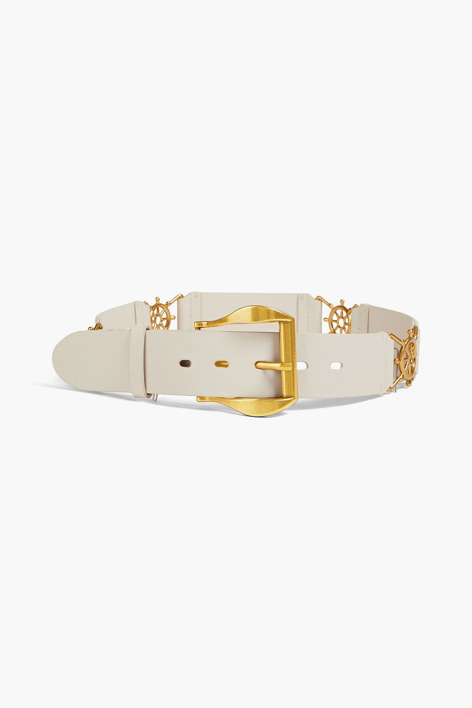 ZIMMERMANN Leather Belt in Gray | endource