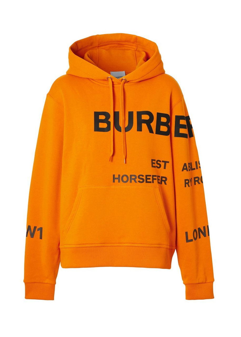 BURBERRY Horseferry Print Cotton Hoodie | endource