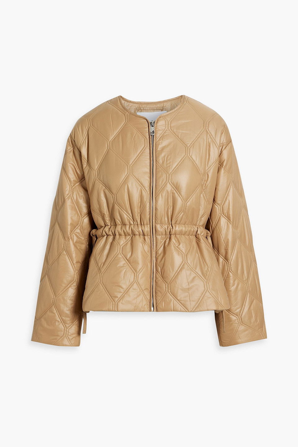 GANNI Quilted Shell Jacket | endource