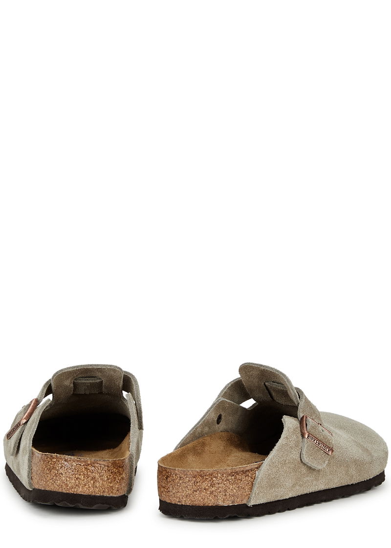 BIRKENSTOCK Boston Suede Sliders | endource
