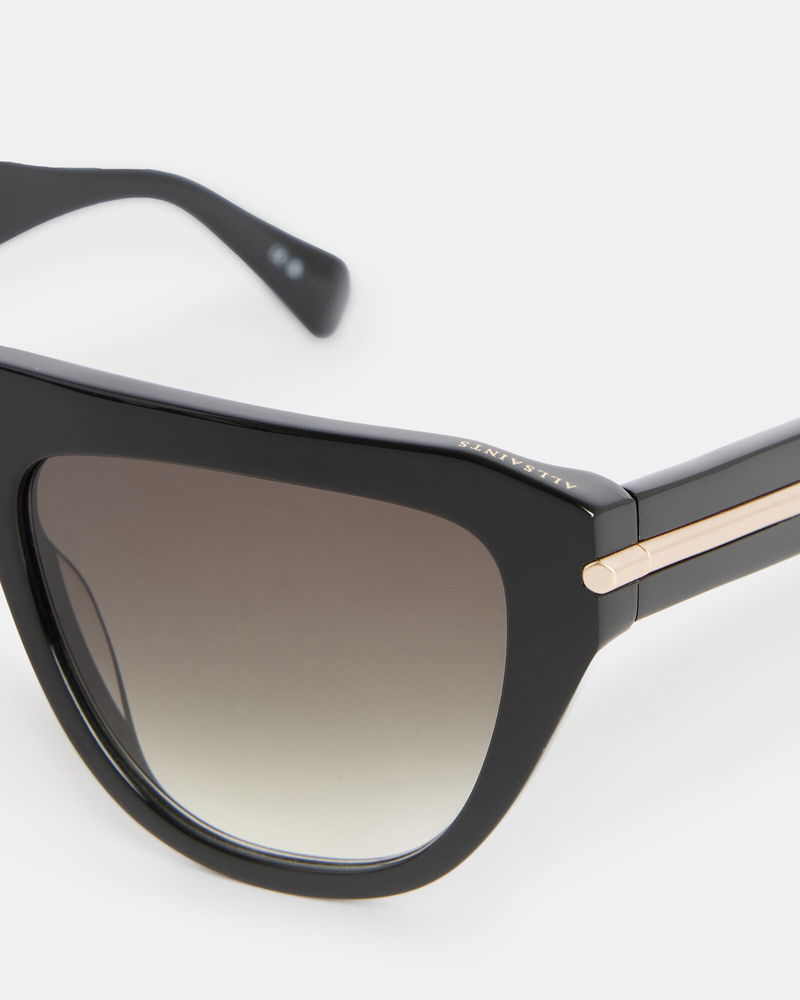ALLSAINTS Joy Sunglasses in Gloss Black | Endource