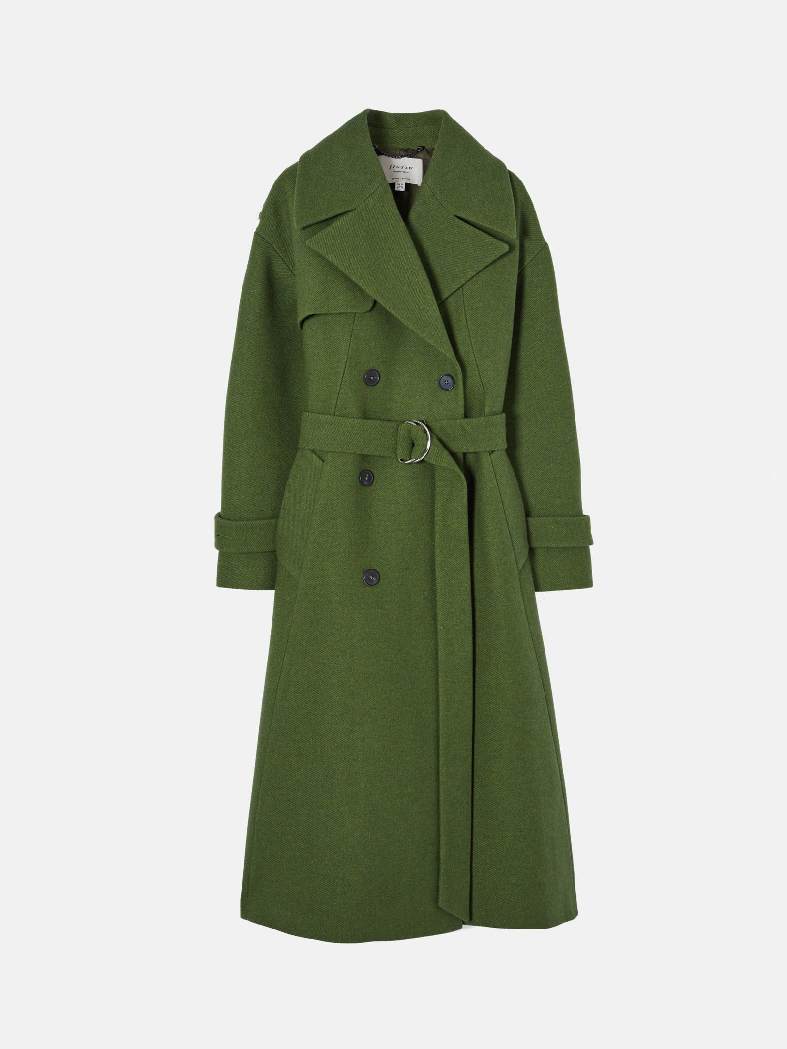 JIGSAW Nelson Italian Twill Wool Blend Trench Coat | endource