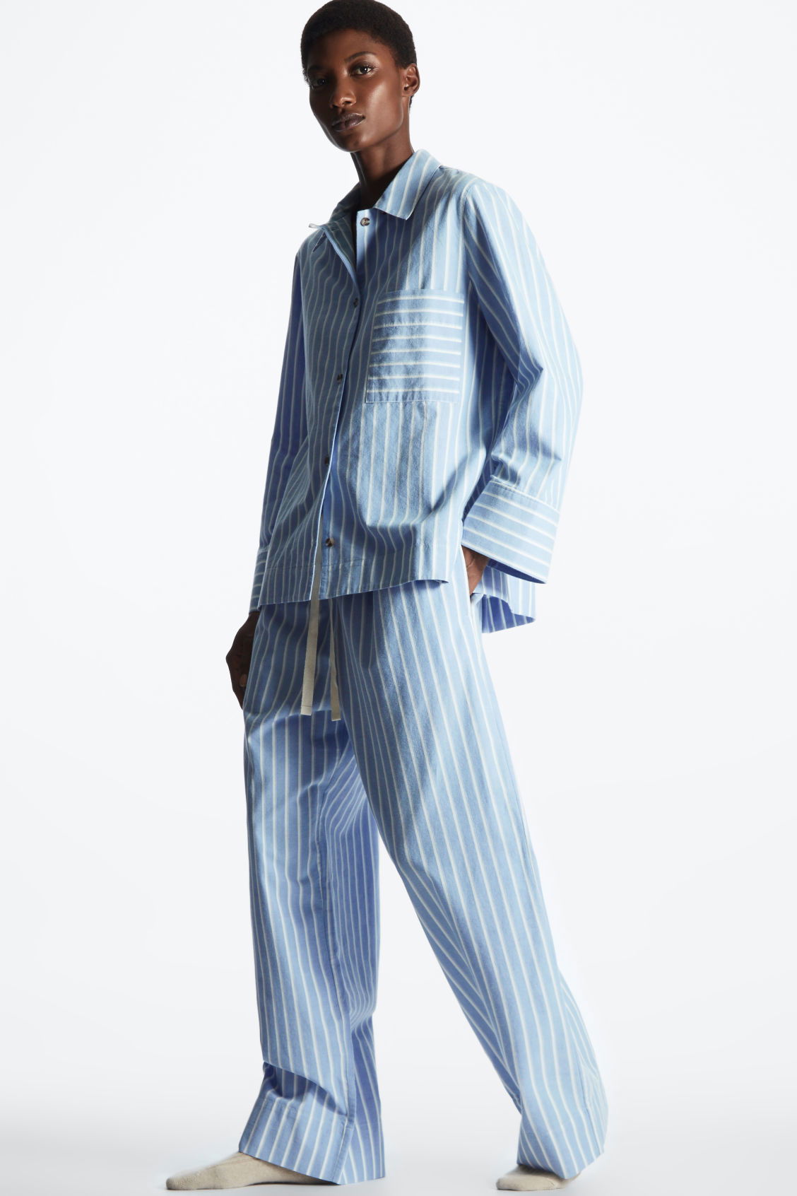 COS Striped Cotton Pyjama Set | Endource