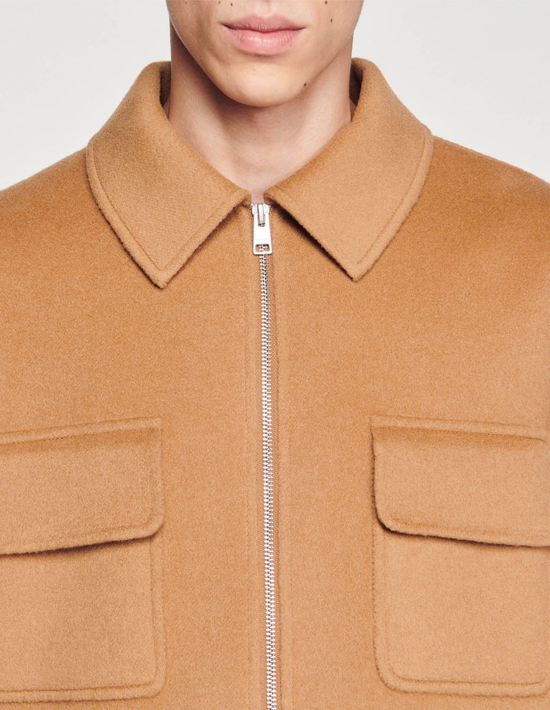 SANDRO Zipped Overshirt | endource